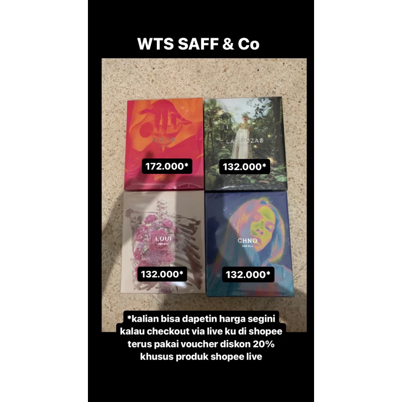 Jual SAFF & Co SOTB, Loui 30Ml | Shopee Indonesia