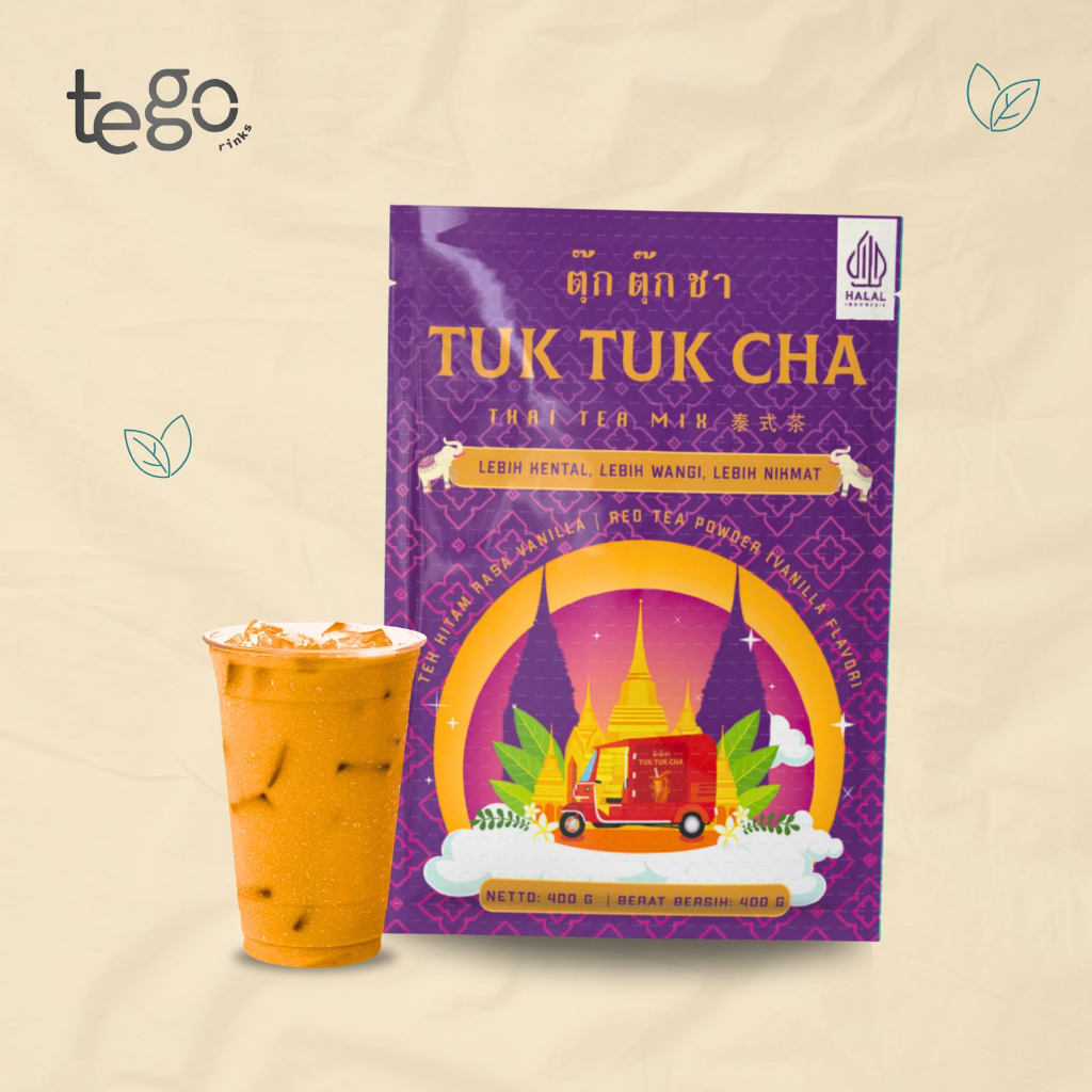 Jual TUK TUK CHA THAI TEA MIX POWDER MIRIP CHATRAM*E BUBUK TEH THAILAND ...