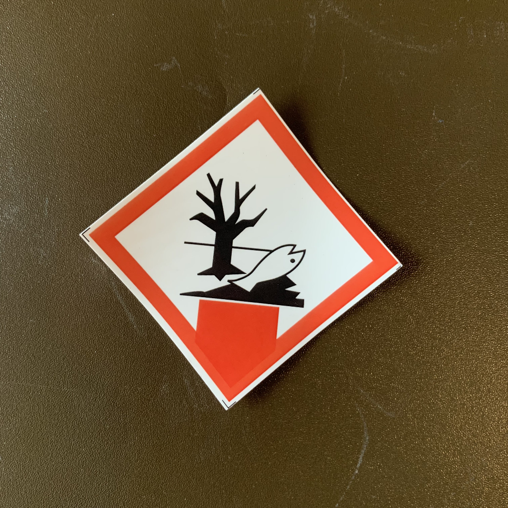 Jual Stiker Hazard | Stiker Simbol Limbah B3 | Sticker Symbol Hazard ...