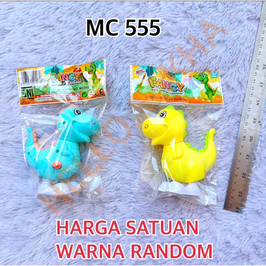 Jual MAINAN MC 555 FANCY CUTE JUMPING DINOSAUR DINO DINOSAURUS HEWAN ...