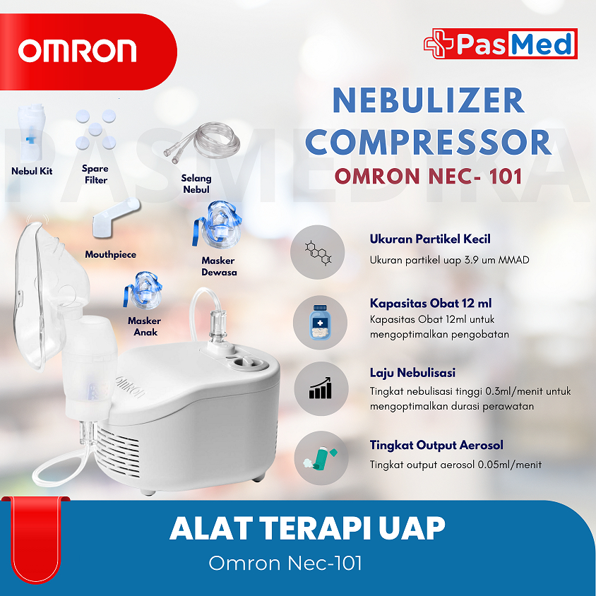 Jual OMRON Nebulizer Omron NEC 101 l PASMED | Shopee Indonesia