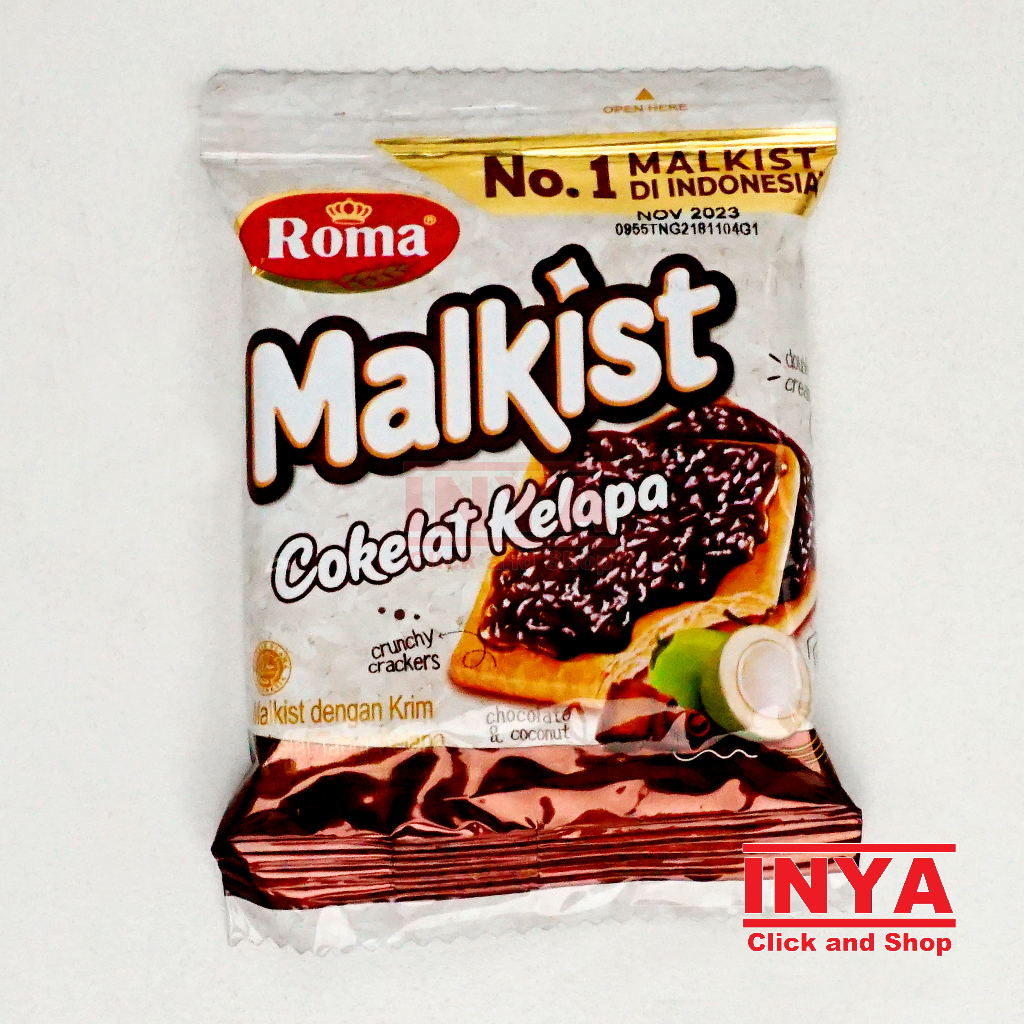 Jual Roma Malkist Coklat Kelapa 19gr Sachet - Biscuits | Shopee Indonesia