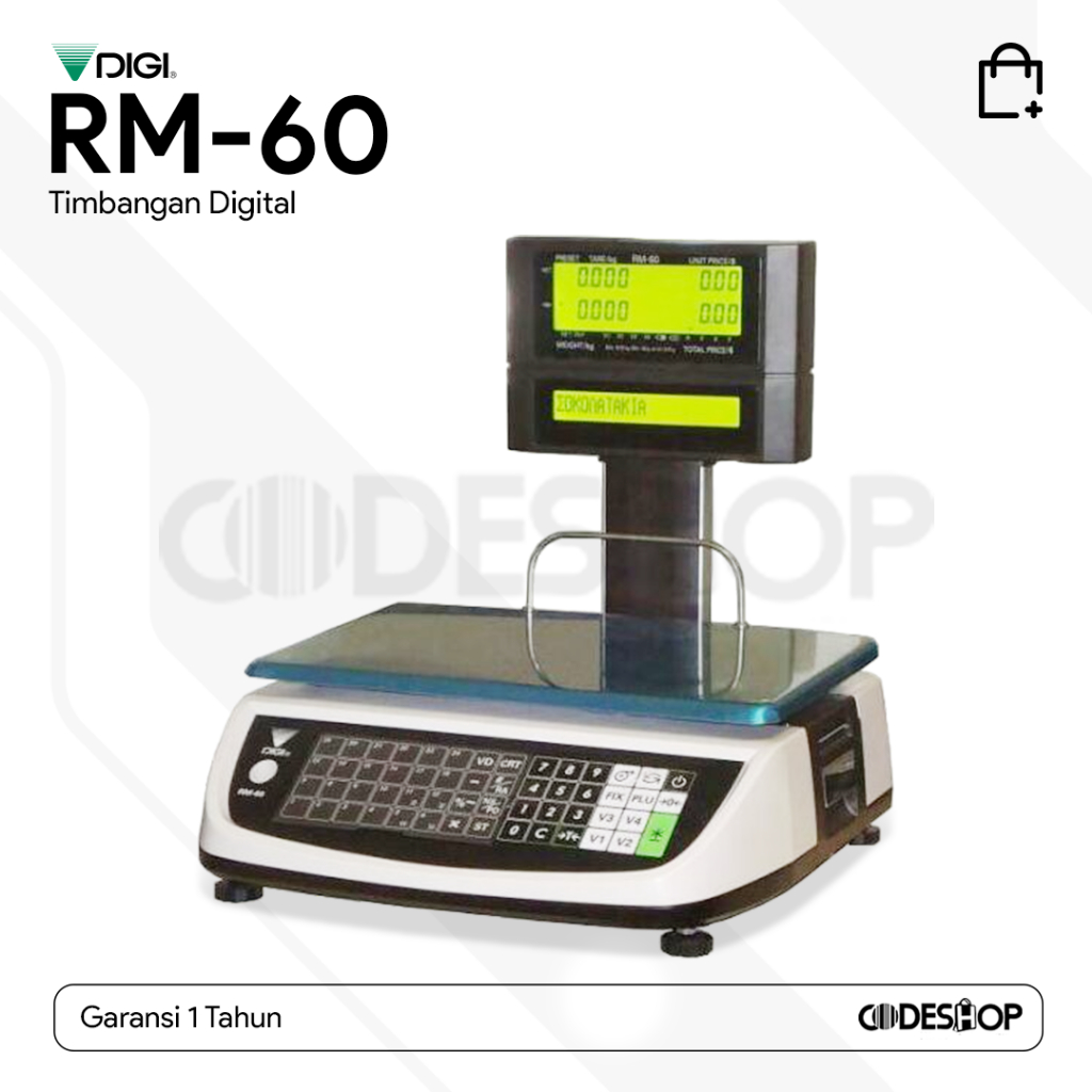 Jual Timbangan Buah Digital 30kg Digi RM60 Computing Scale RM-60 Pole ...