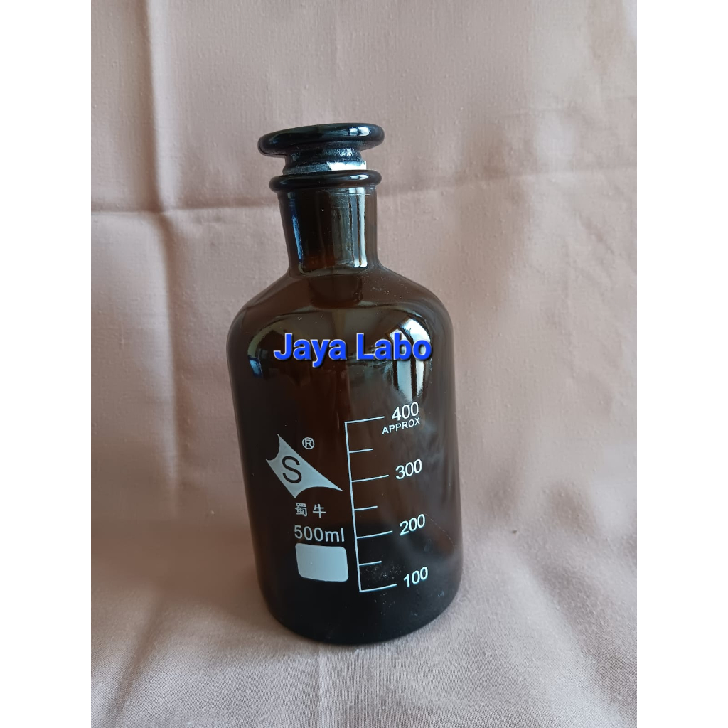 Jual RRC REAGENT BOTTLE Vol. 500 ml Amber/ Brown/ Coklat / Botol Reagen ...