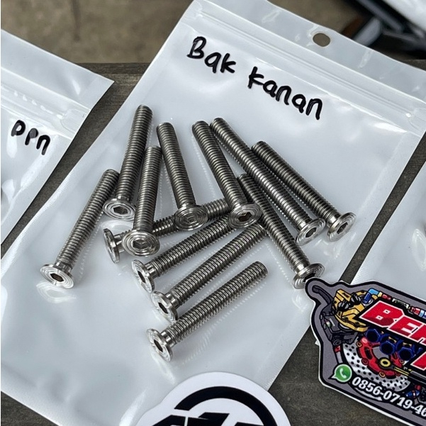 Jual 1 SET baut mesin bak kanan kiri montor YAMAHA FIZ R | Shopee Indonesia