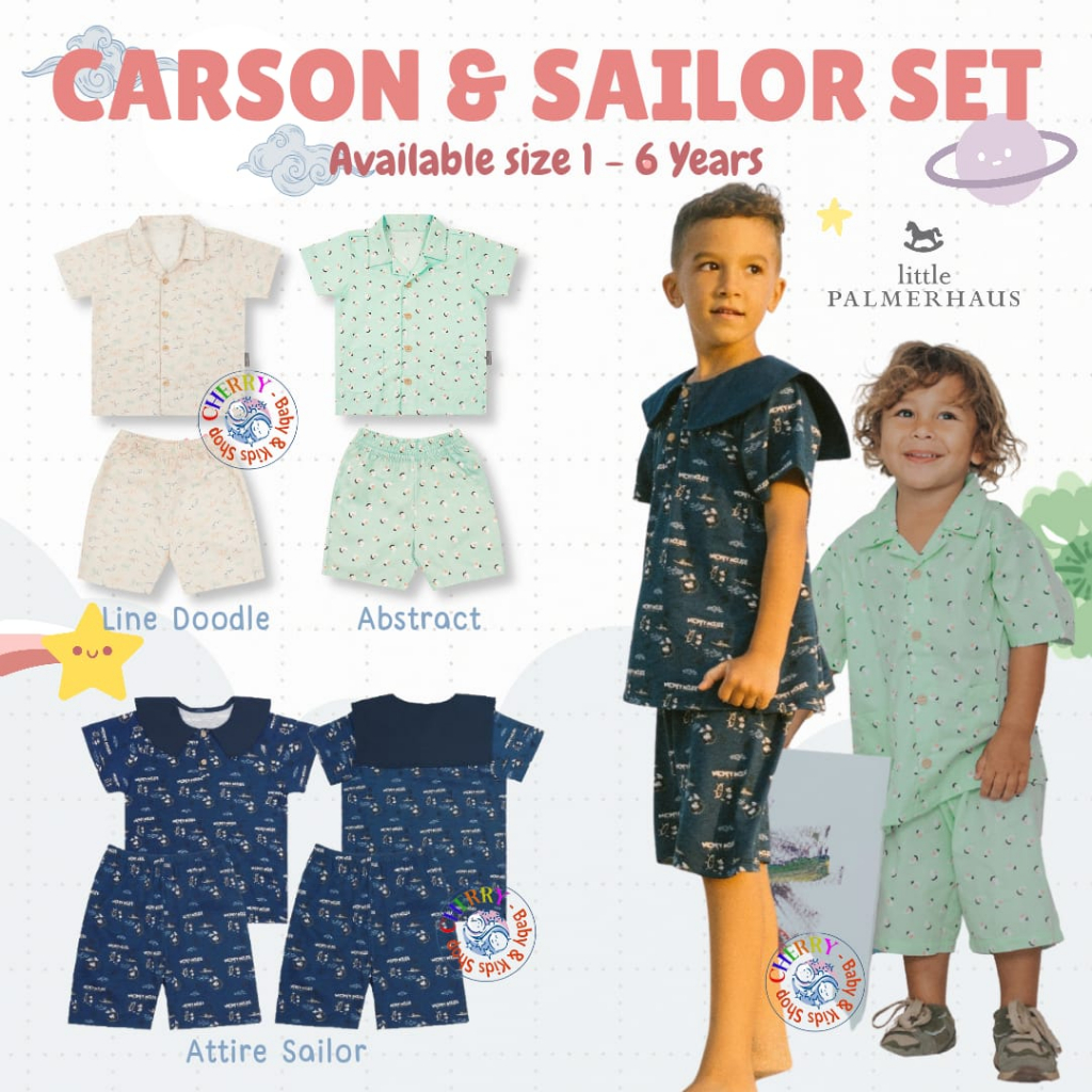 Jual Little Palmerhaus Sailor Boy 1-6 Tahun Attire Disney / Carson Set ...