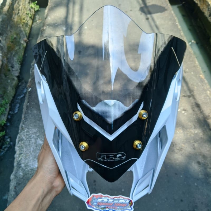 Jual VISOR YAMAHA VIXION NVA VIXION ADVANCE TAHUN 2015 2016 MODEL BLACK ...