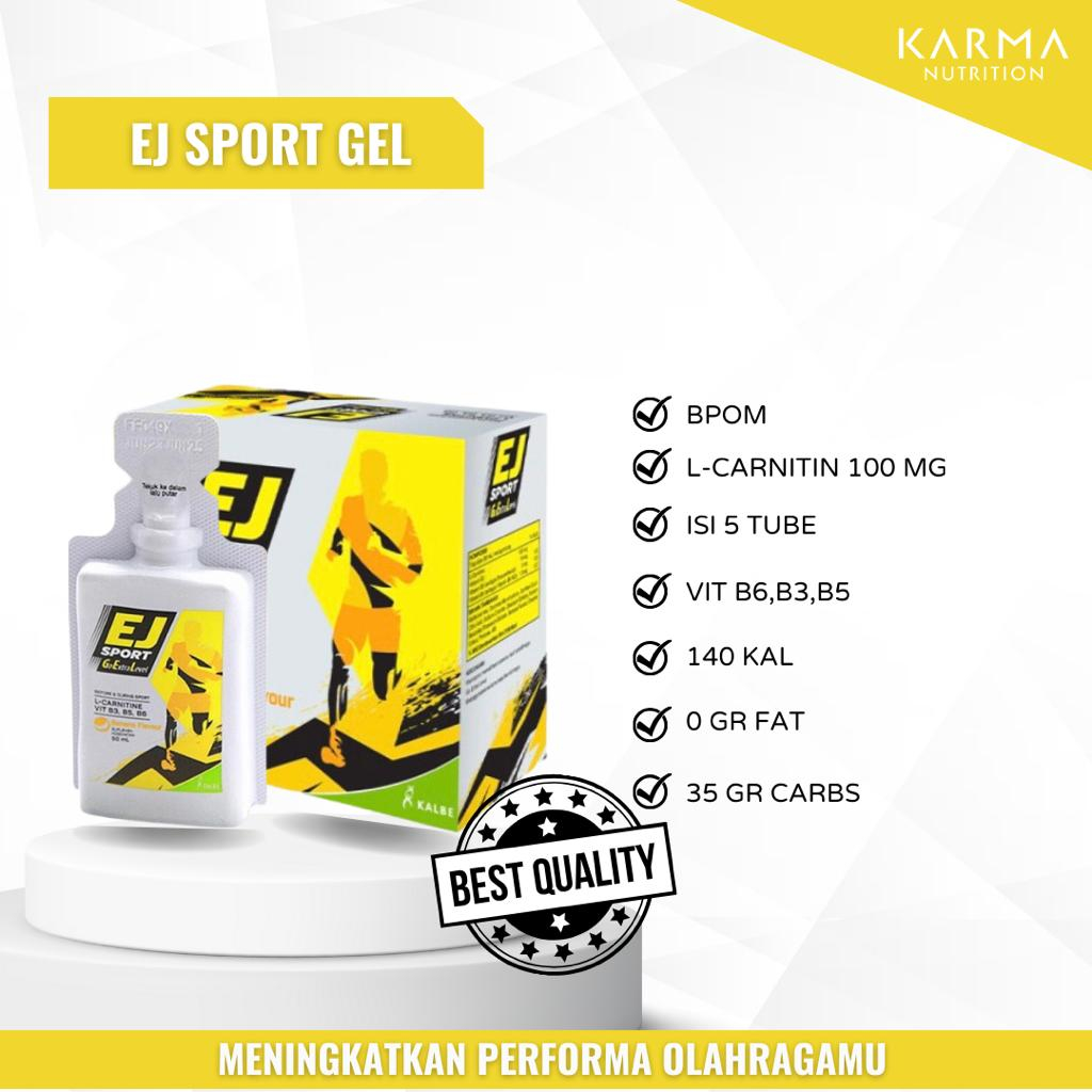 Jual EJ Sport Gel extra joss Energy Gel GU enery stamina L-CARNITIN ...