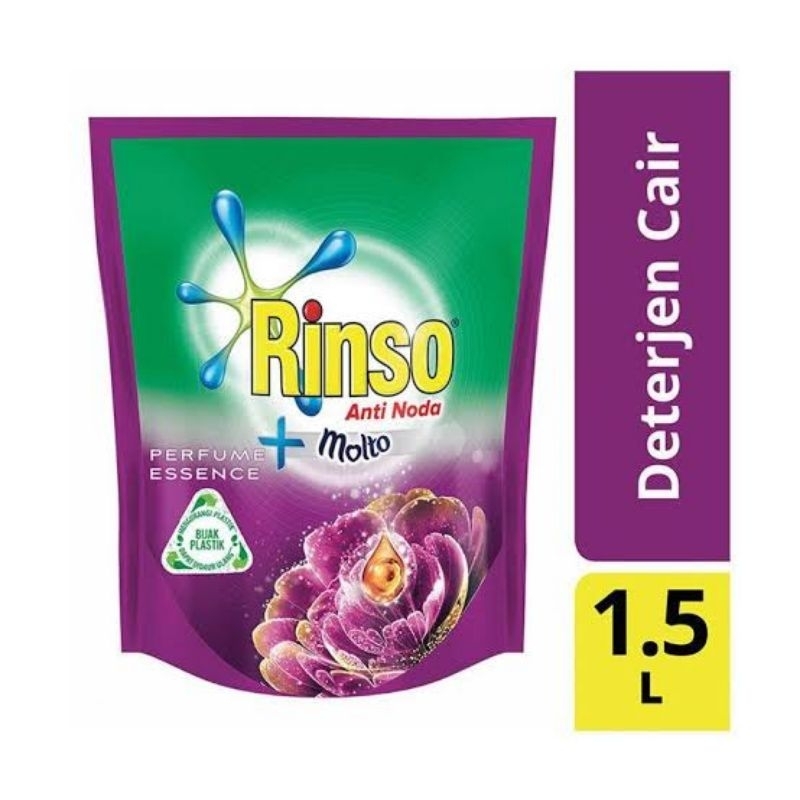 Jual RINSO CAIR + MOLTO ANTI NODA 1.500ml | Shopee Indonesia