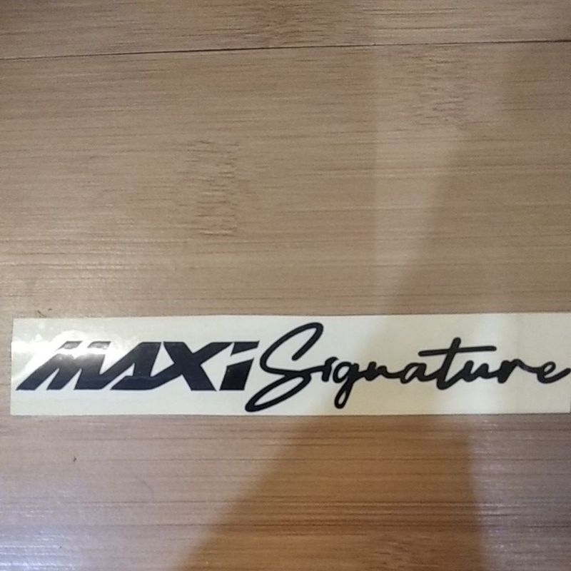 Jual stiker MAXI Signature | Shopee Indonesia