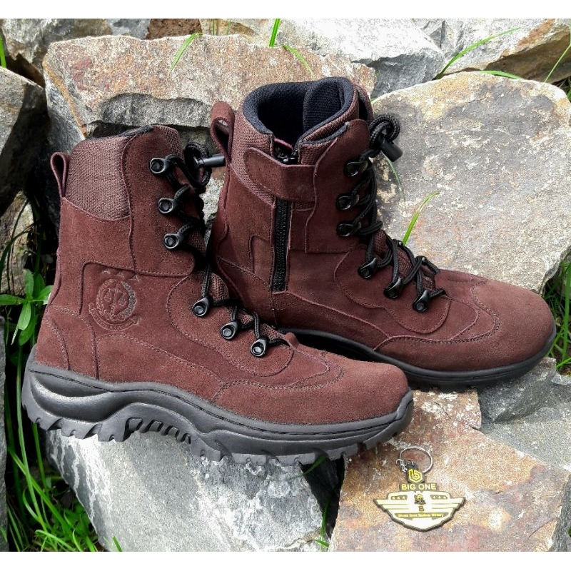 Jual Sepatu Pdl Kejaksaan Coklat Tua Tali Biasa Kulit Asli Swide ...