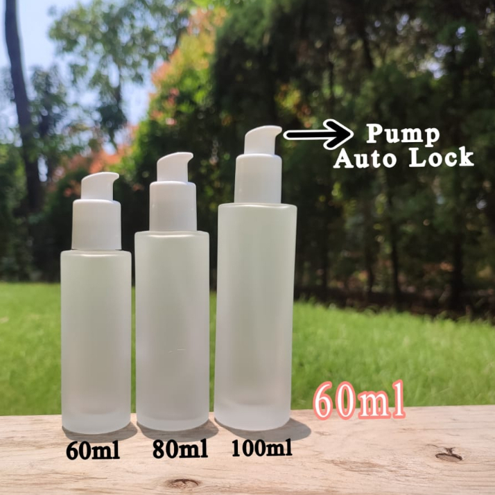 Jual Botol Serum Pump 60ml Botol Skin Care Pumping Pompa Cream Lotion ...