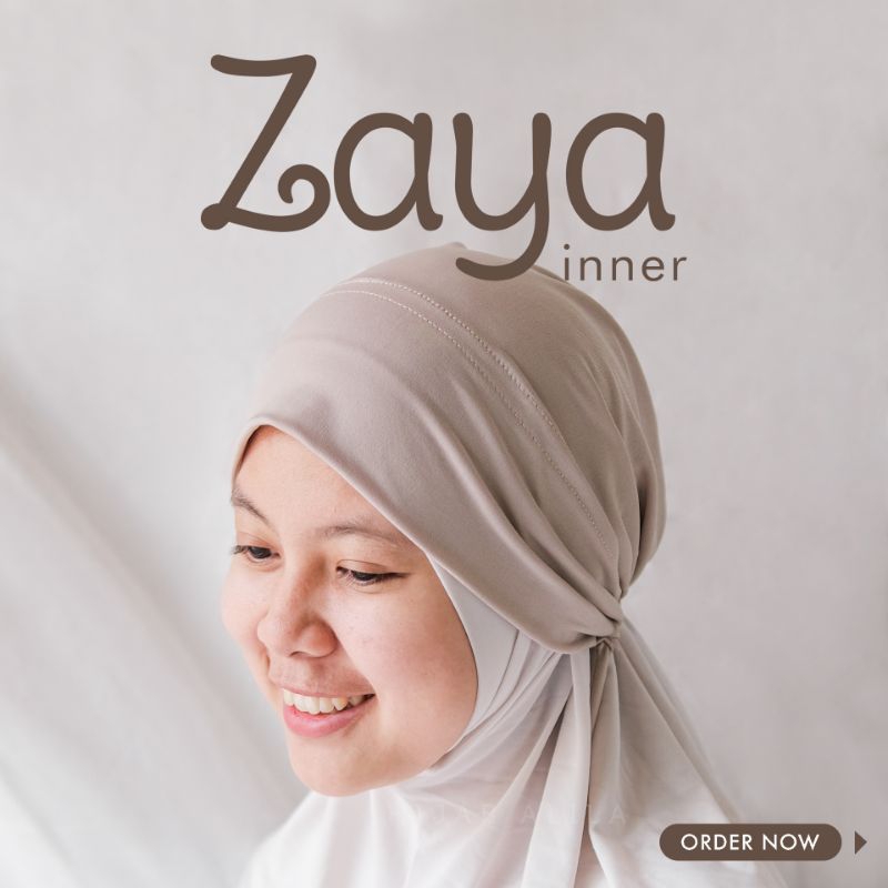 Jual Zaya Inner Ciput Dalaman Hijab Alila Jersey Anti Sakit | Shopee ...