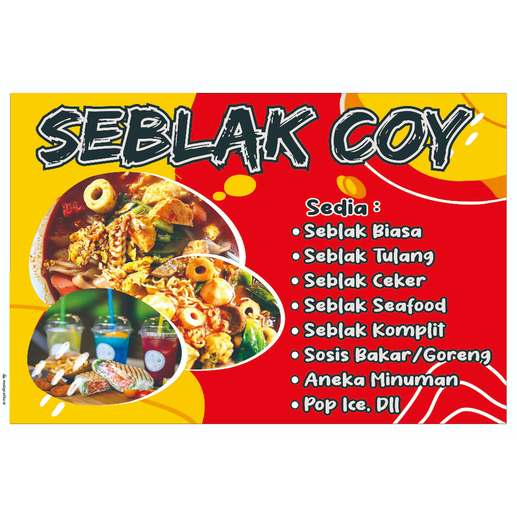 Jual Spanduk Seblak_Banner Seblak_ukuran 120x80 | Shopee Indonesia