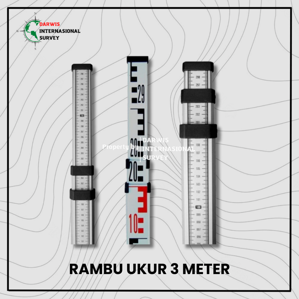 Jual Rambu Ukur Staf Leveling 3 Meter | Shopee Indonesia