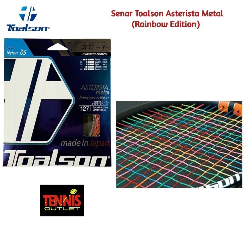 Jual Senar Toalson Asterista Metal ( Rainbow Edition ) | Shopee Indonesia