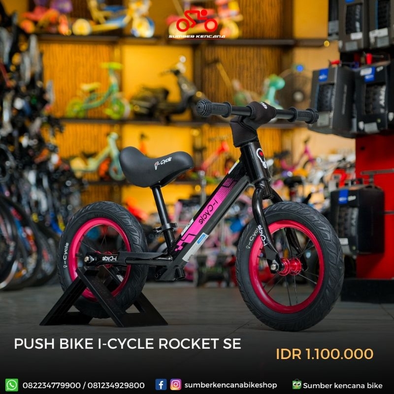 Jual PUSHBIKE I-CYCLE ROCKET SPECIAL EDITION | Shopee Indonesia