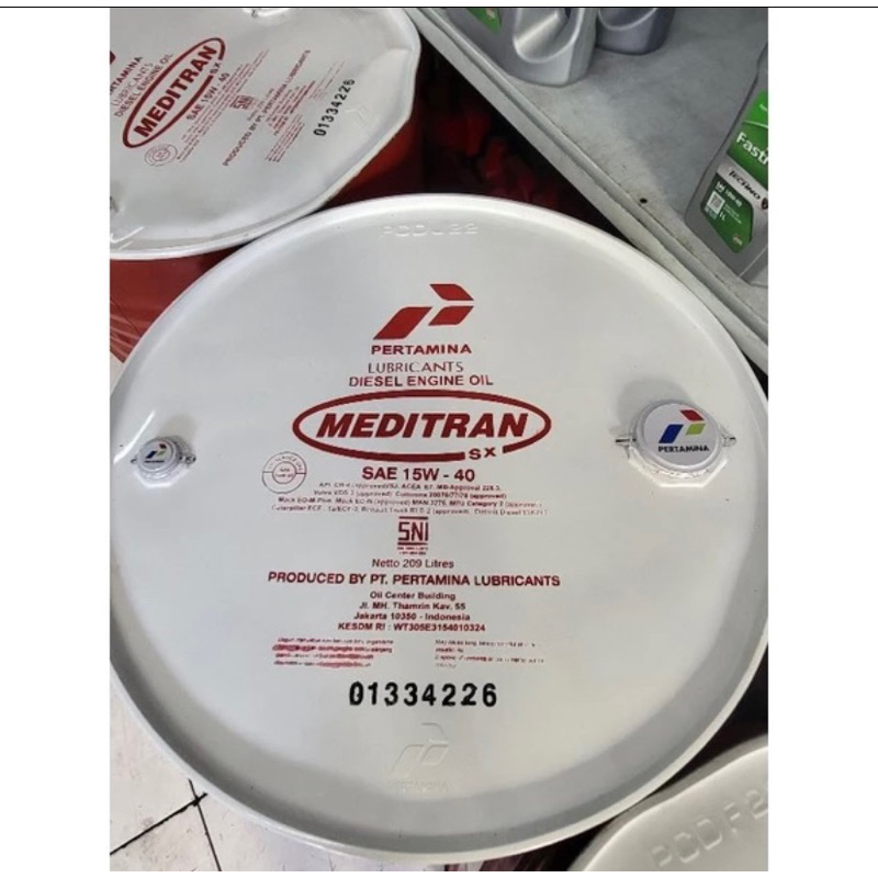 Jual Mesin Diesel PERTAMINA MEDITRAN SX PLUS 15W40 API CI4 | Shopee ...