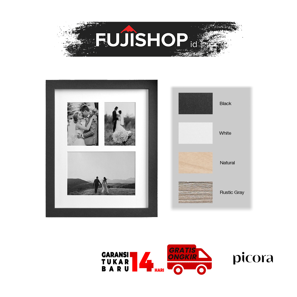 Jual Picora Arte Multi Opening Frame 20x25cm 8R 3OP Bingkai Foto Pigura ...