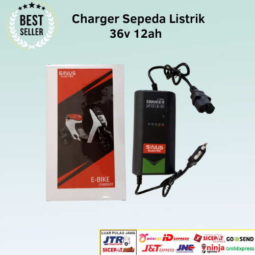 Jual Charger Aki Sepeda Listrik 36V 12AH Selis Butterfly Original ...