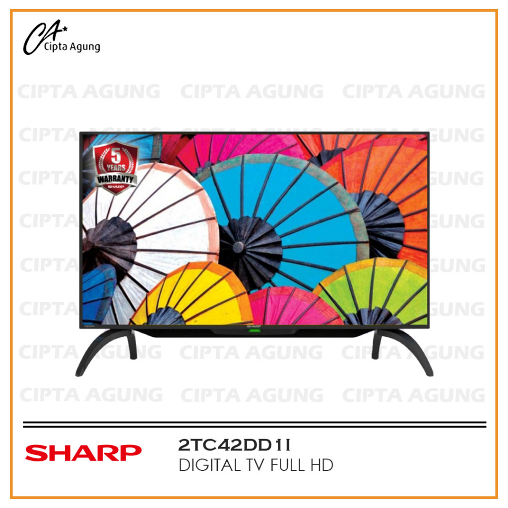 Jual LED TV 42 Inch SHARP Digital TV Full HD 2T-C42DD1I 2TC42DD1I | Shopee Indonesia