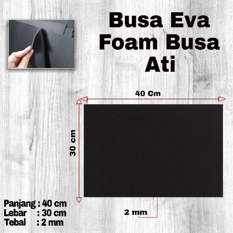 Jual Busa Eva Foam Busa Ati 30 x 40 cm Tebal 2 mm - Spon Ati Sponge Eva ...