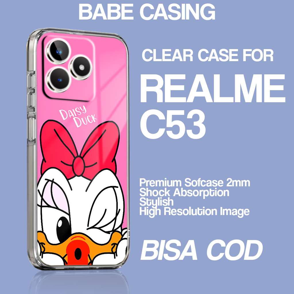Jual Case Realme C53 Casing Realme C53 Dsny Softcase Bening Clear Case ...