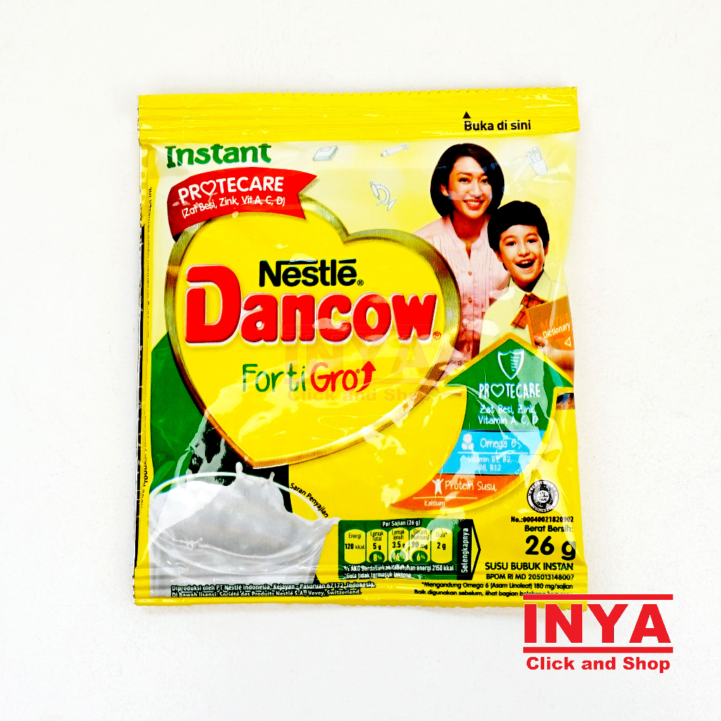 Jual Nestle Dancow FortiGro 26gr Sachet - Susu Bubuk - Milk Powder ...