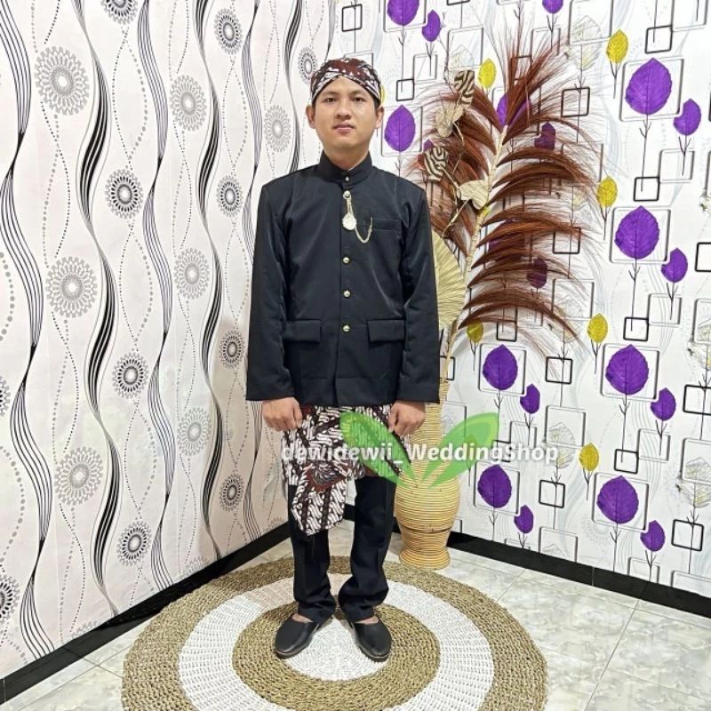 Jual [1 Set] Pakaian Adat Sunda / Beskap + Sapit Urang + Blangkon ...