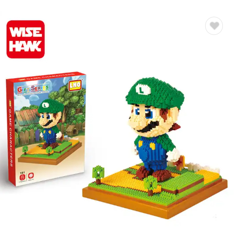 Jual Wisehawk Mini Block Big Figure Super Mario Bros Series Karakter ...