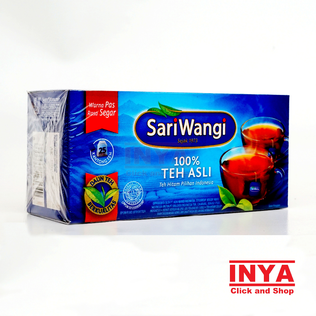 Jual Sari Wangi Teh Celup Asli 25 TeaBag BOX - Teh Celup - Tea | Shopee ...