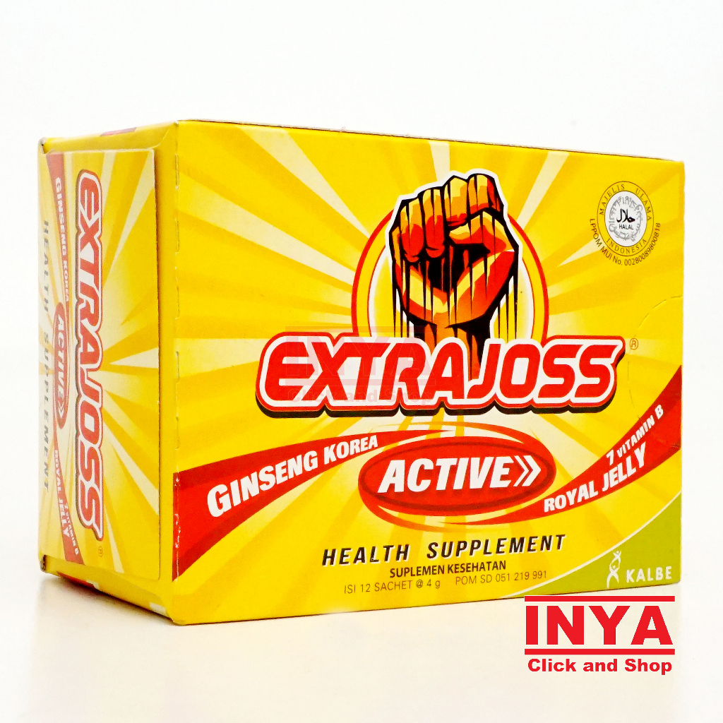 Jual Extra Joss Active 12x4gr Box - Minuman Energi Bubuk - Energy Drink ...