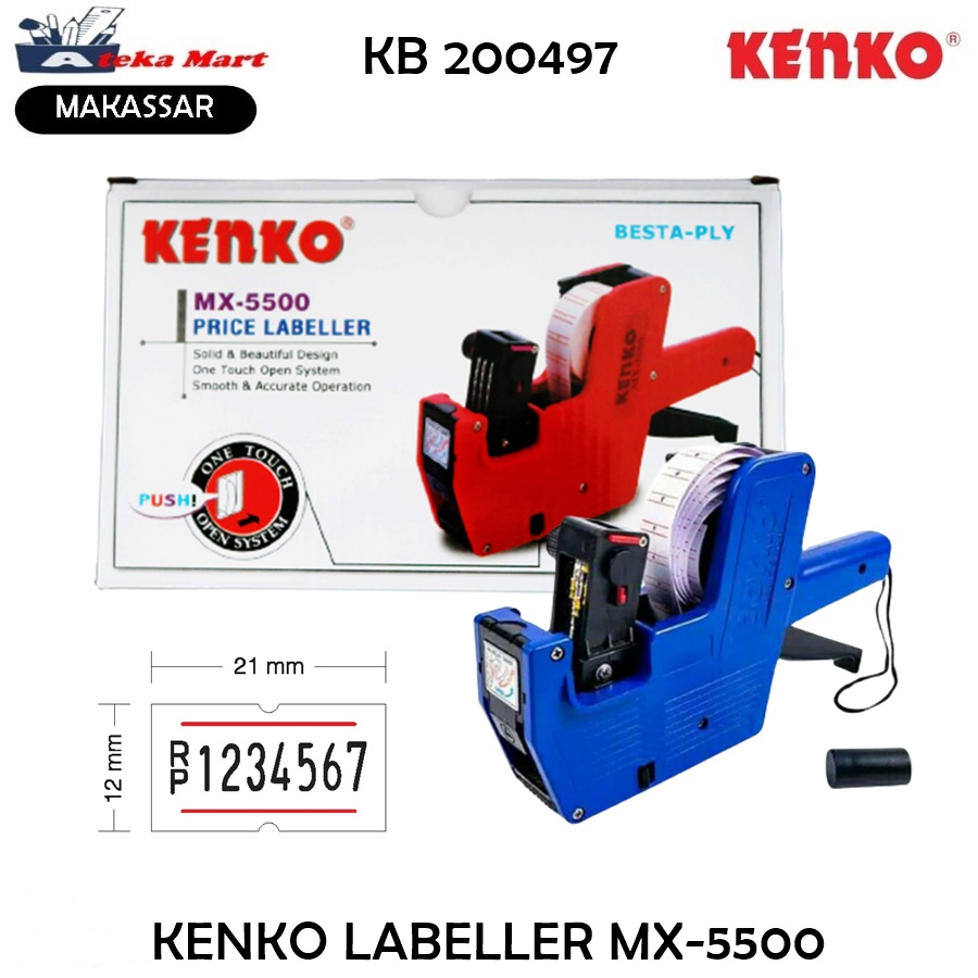 Jual ALAT LABEL HARGA MX-5500 MX-5500M (MESIN CETAK HARGA, EX, KUR, DLL ...