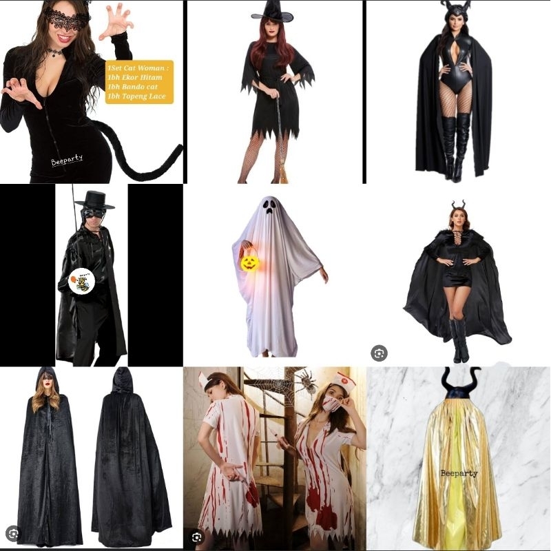 Jual Kostum Halloween Dewasa/Aksesoris Halloween party Costum | Shopee ...