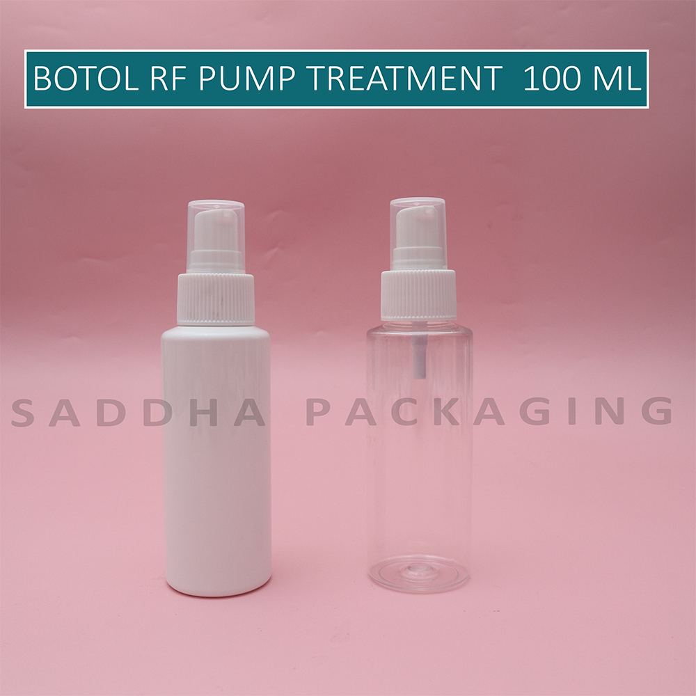 Jual Botol RF 100ml Pump Treatment / BOTOL Lotion Kosong / BOTOL Refill Sabun / BOTOL Pump Hand ...