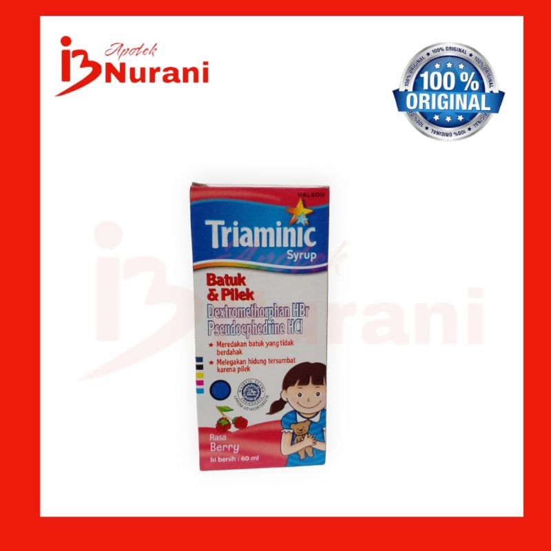 Jual TRIAMINIC BATUK PILEK SIRUP 60ML | Shopee Indonesia