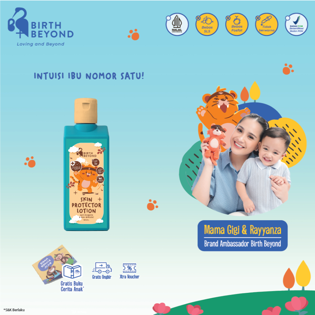 Jual Birth Beyond Skin Protector Lotion Anti Nyamuk 100ml (Anti Mosquito & Bugs Repellent) krim ...