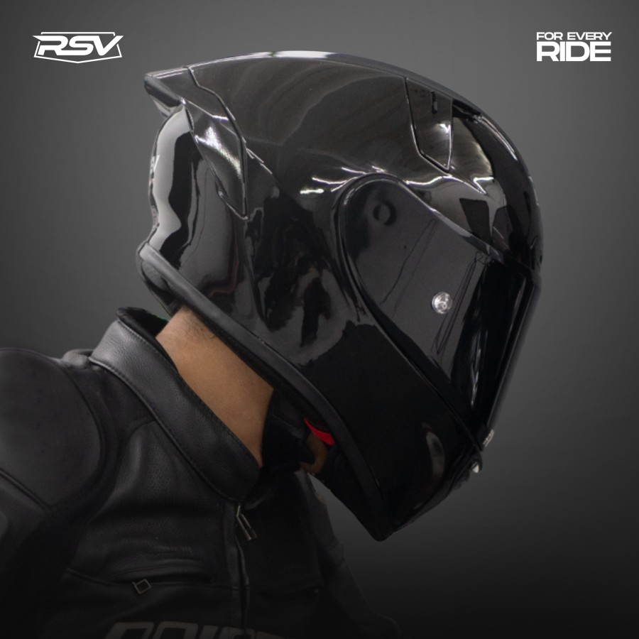Jual Helm Full Face RSV FFS21 Solid Black | Shopee Indonesia