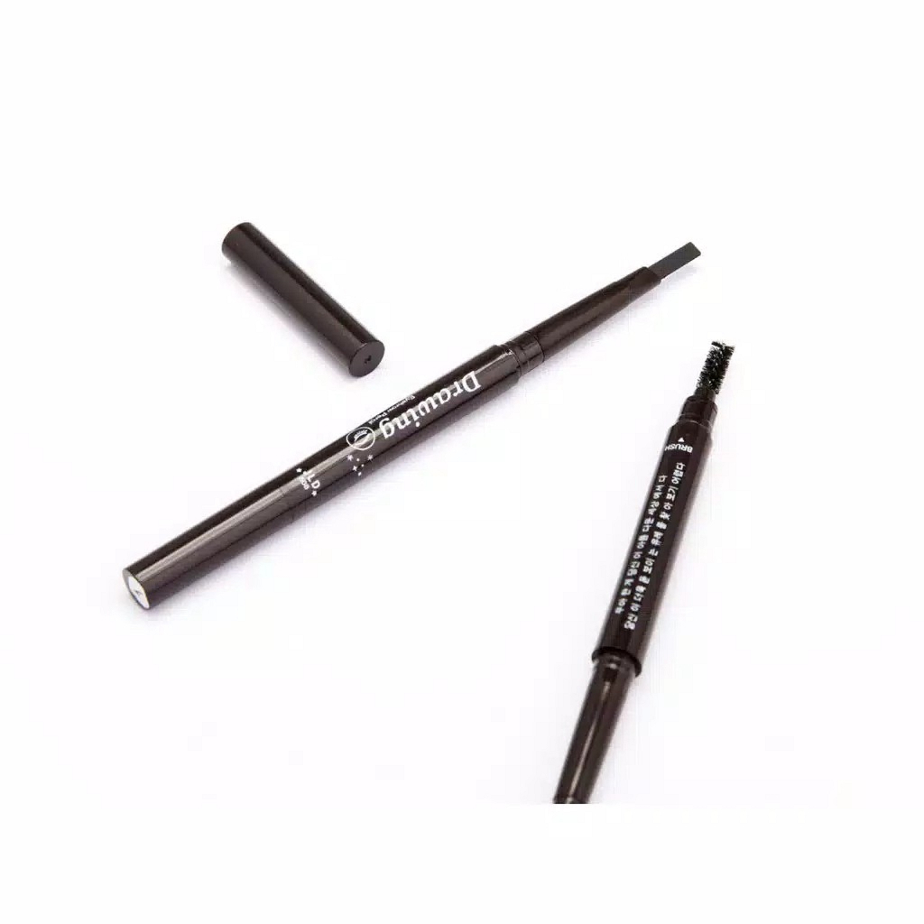 Jual PENSIL ALIS 2 in 1 anti air EYEBROW PENCIL waterproof Putar ...