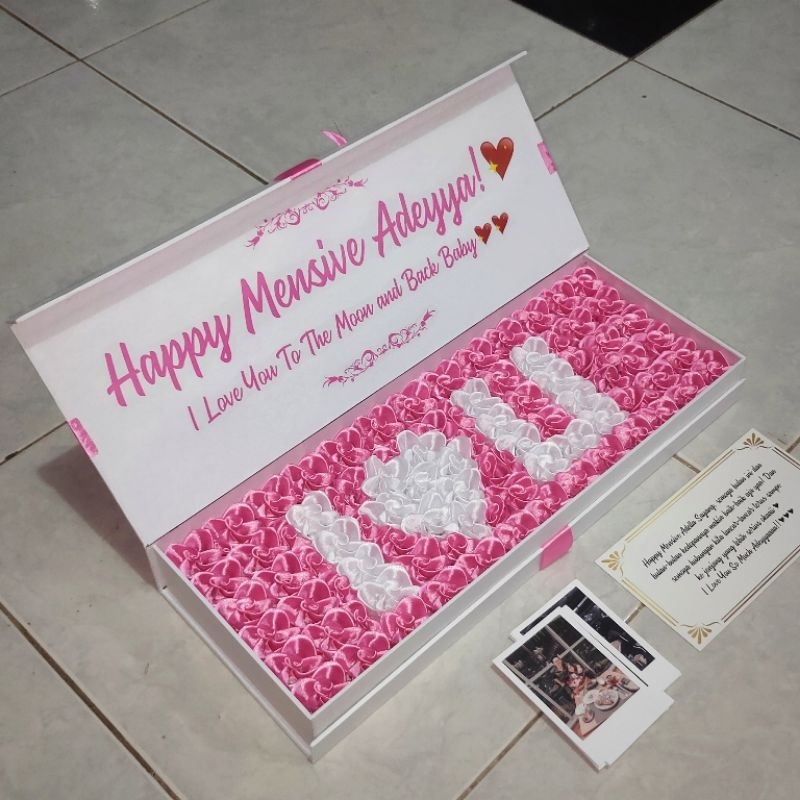Jual Kado Box Bunga Premium and Best Quality ukuran 41x16x5 cm | Kado ...