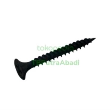 Jual Sekrup Gipsum Eceran 5 cm Skrup Gypsum 2 inch Satuan Sekrup Hitam ...