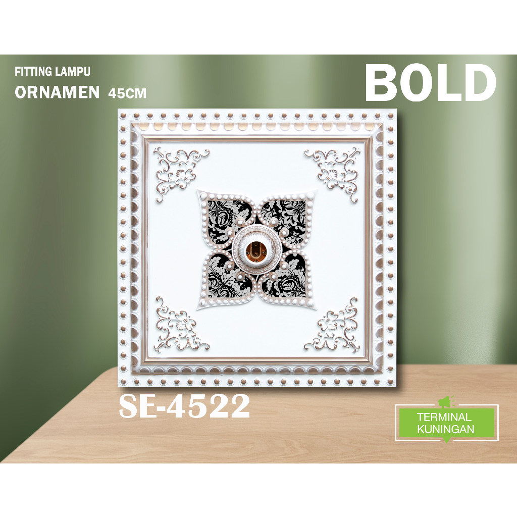 Jual BOLD FITTING LAMPU ORNAMEN 45CM / VICON ornamen lampu / fitting ...