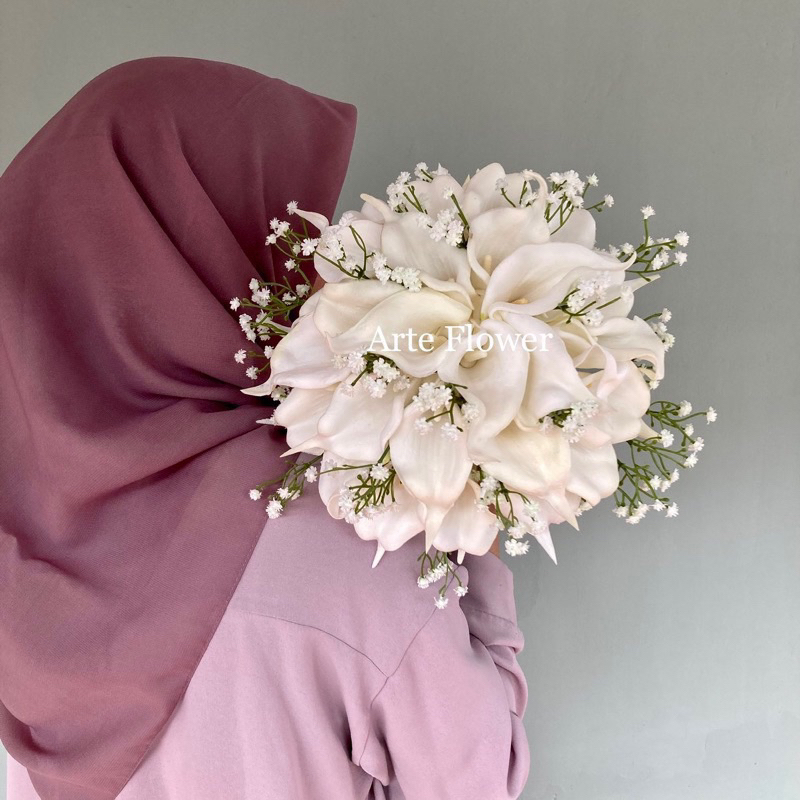 Jual Bunga Pengantin Wedding Flower Bridal Handbouquet Bunga Pernikahan ...