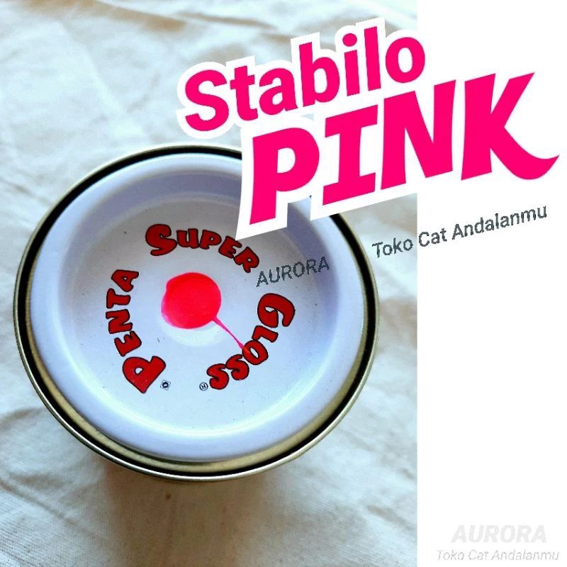 Jual Cat Penta Super Gloss NC Light Pink Fluorent Stabilo Pink 200ml ...