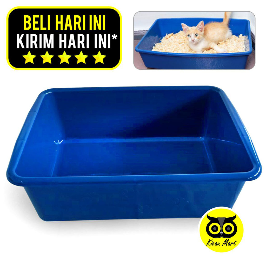Jual Cat Litter Box Bak Baskom Pasir Kucing Size Jumbo Xl Wadah Tempat ...