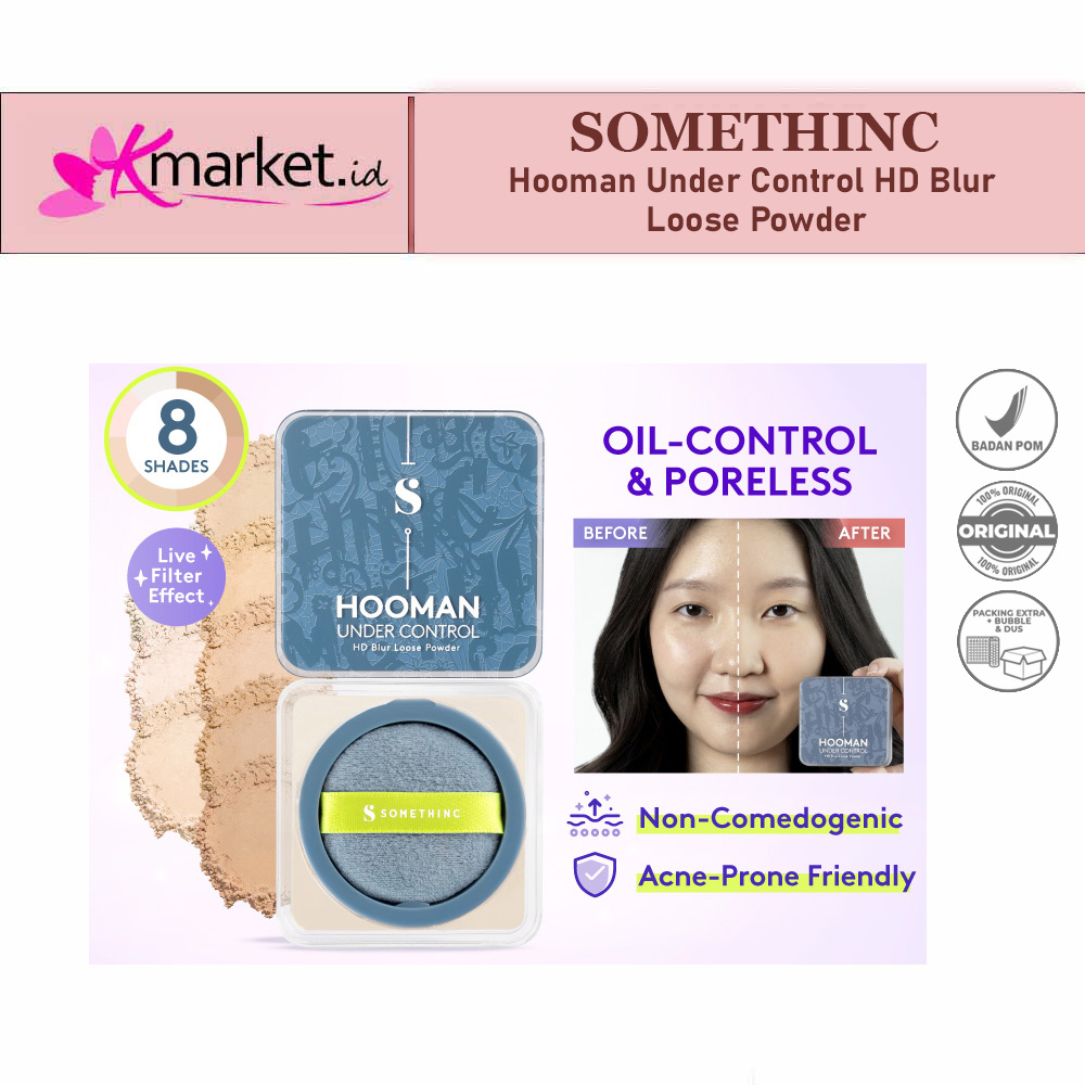 Jual SOMETHINC Hooman Under Control HD Blur Loose Powder | Shopee Indonesia