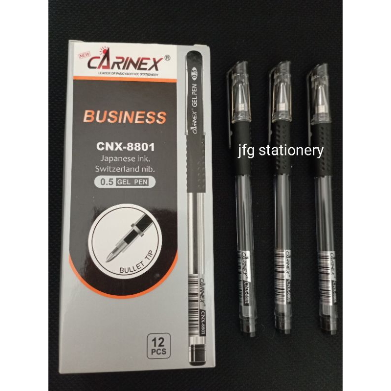 Jual Pulpen Gel Pen CARINEX CNX-8801 0,5mm (12pc) | Shopee Indonesia