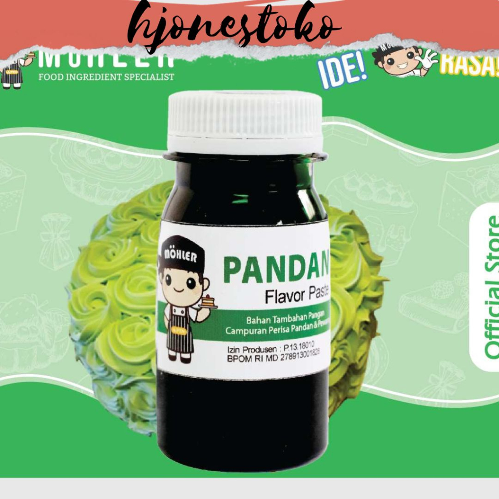 Jual PERISA MOHLER PANDAN||MOHLER Pasta perisa pewarna PANDANPasta ...