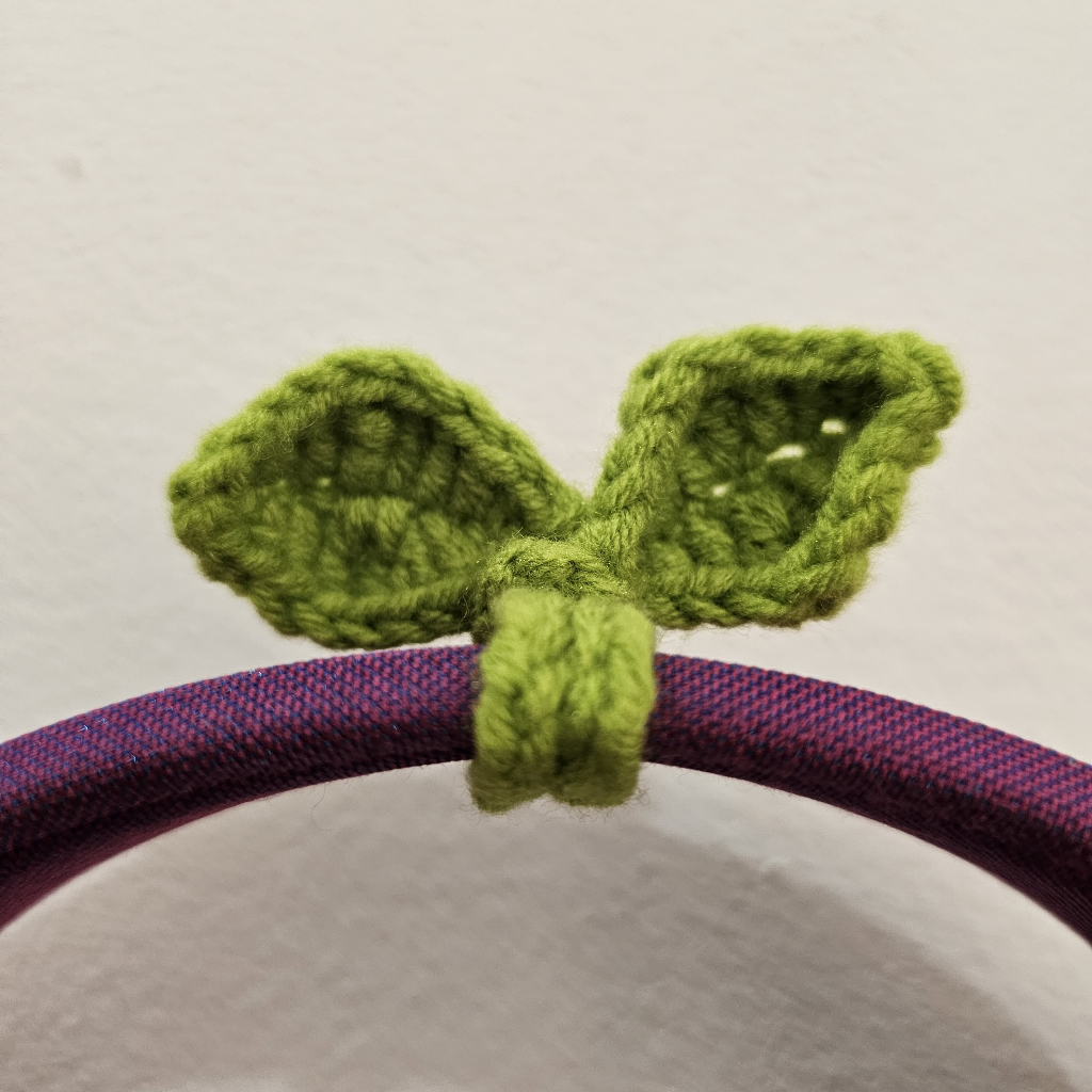 Jual Headset Kuping Akesosris Kitty Ears | Leaf Sprout | Custom Crochet ...