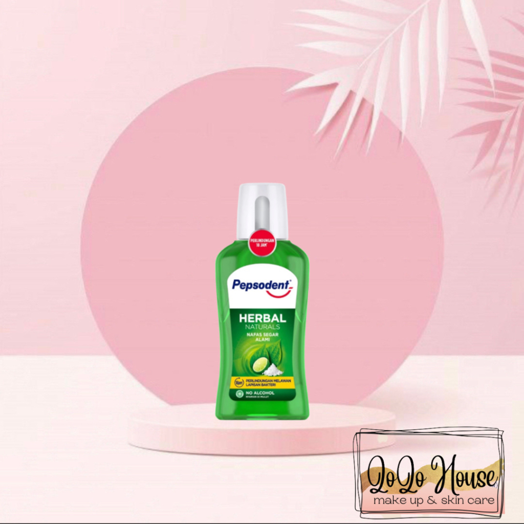Jual Pepsodent Mouthwash Expert Protection Herbal Natural 300 ml ...